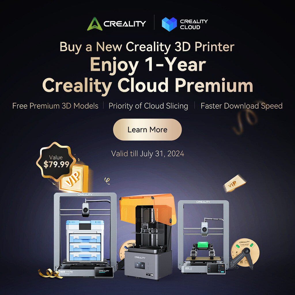 Get a Free 1-Year Creality Cloud Membership when you own these awesome printers - Archive Event ...