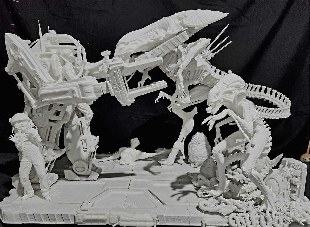 Alien Diorama from the movie - Non-original Model Upload season 1 ...