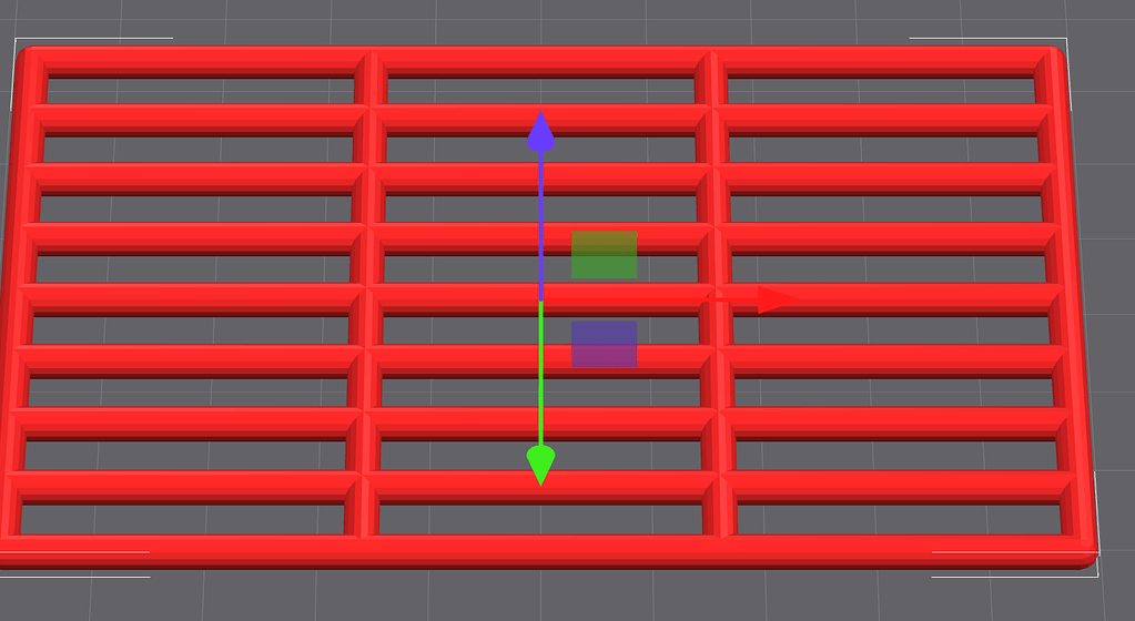 Trouble slicing horizontal grid bars - Software - Creality Community Forum