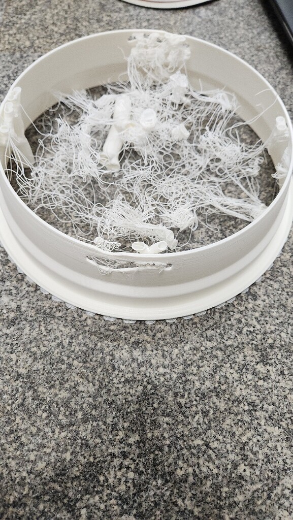 K1 Max - Tree supports not sticking to bed, got a bunch of spaghetti ...