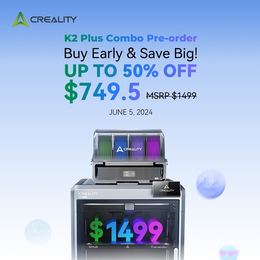K2 Plus x CFS Combo pre-order, launch on #Creality Official Store, with ...