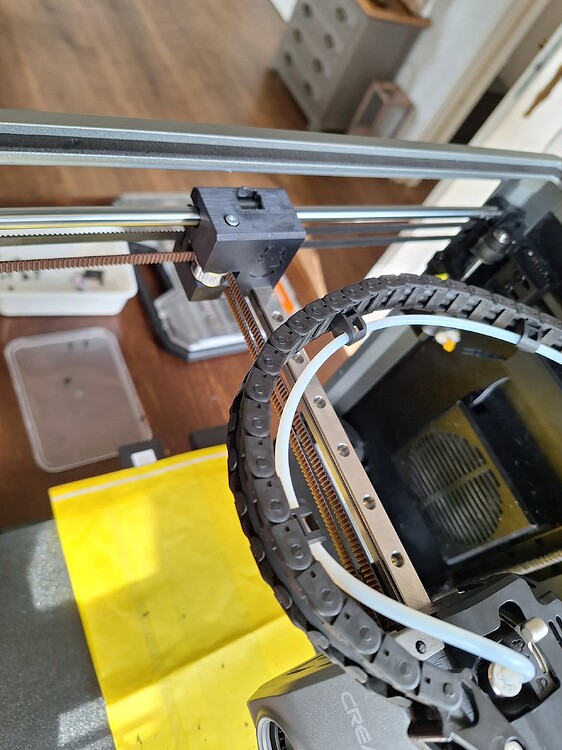 K1 max Linear X axis rail MGN12 upgrade. (no rooting needed!) - Creality Flagship K1 Max ...