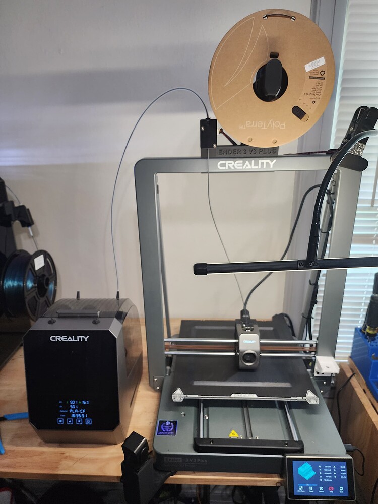 How to mount the top spool holder? - Creality Ender-3 V3 Plus ...