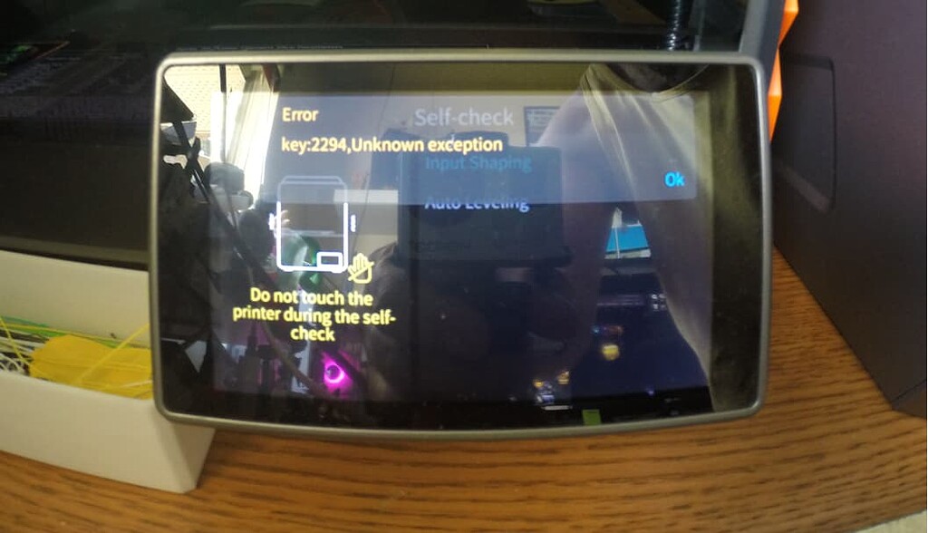 New Error Key 2294 - Creality Flagship K1 & K1C - Creality Community Forum
