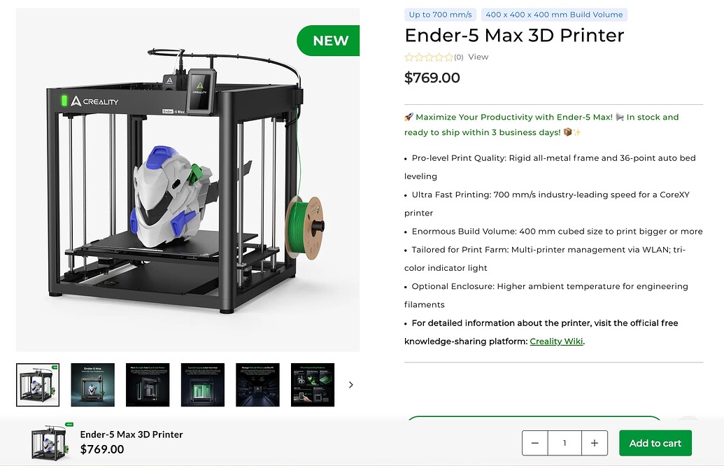 Any news on the Ender-5 max enclosure? - Ender Series - Creality ...