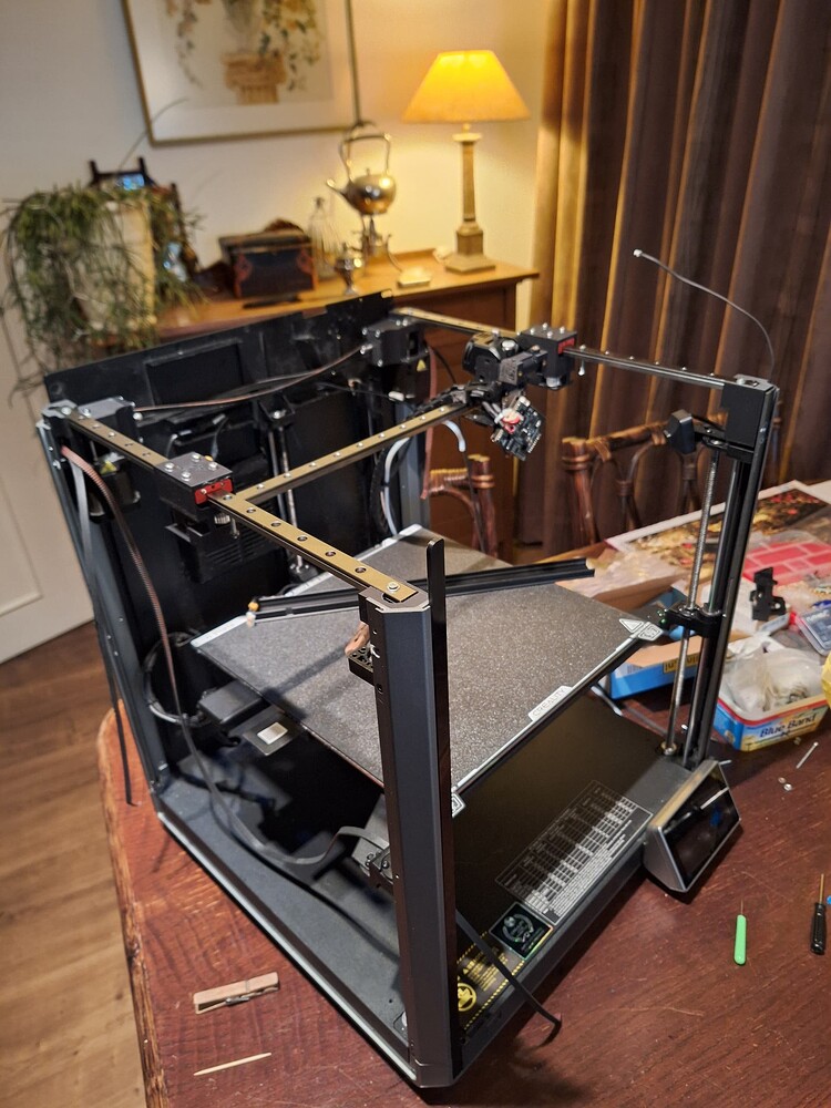 K1 max Full linear X and Y rail MGN12 upgrade (no rooting needed ...