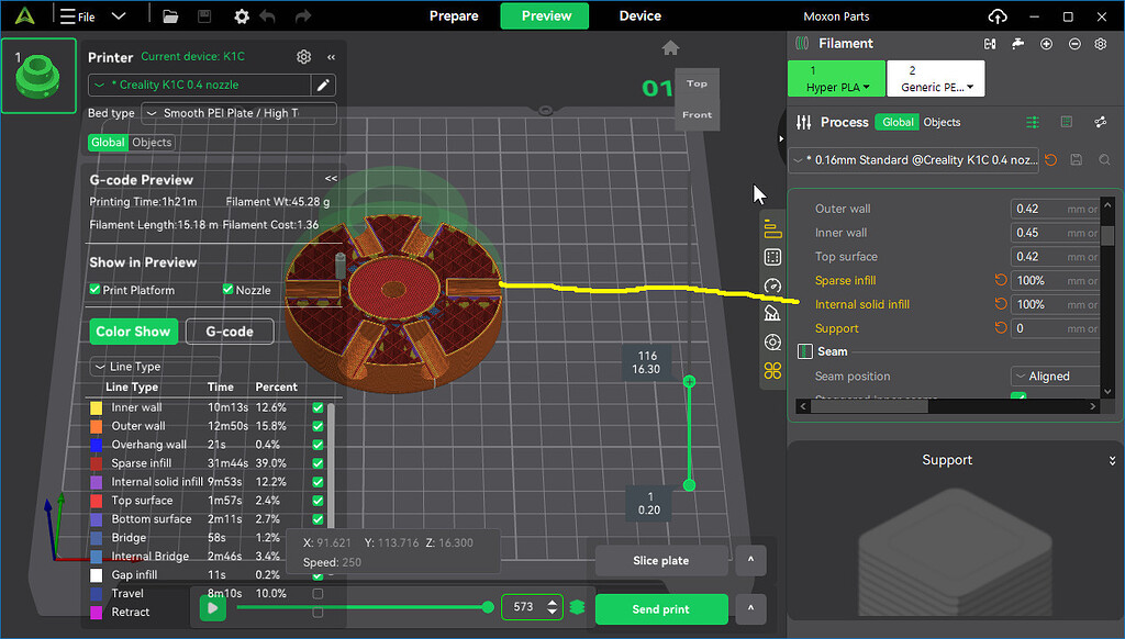 Creality Print Infill Question - Creality Flagship K1 & K1C - Creality ...