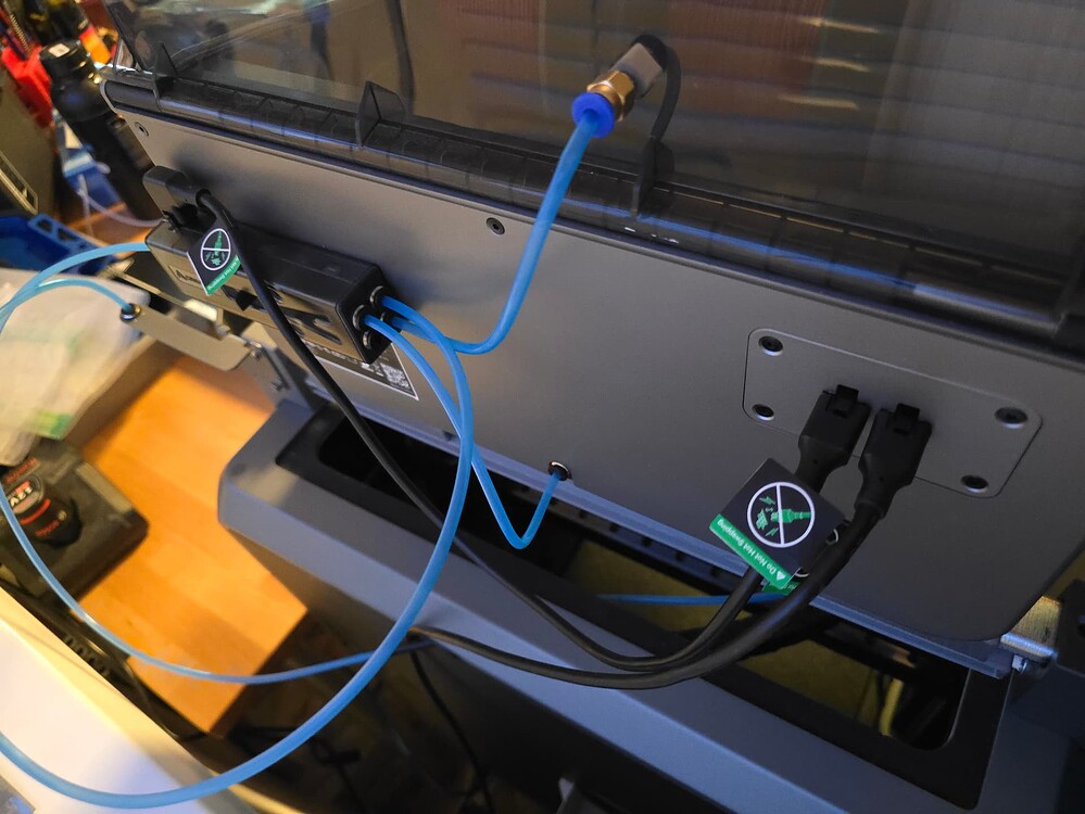 K2+CFS modifications: The extruder and CFS tubes & connections ...