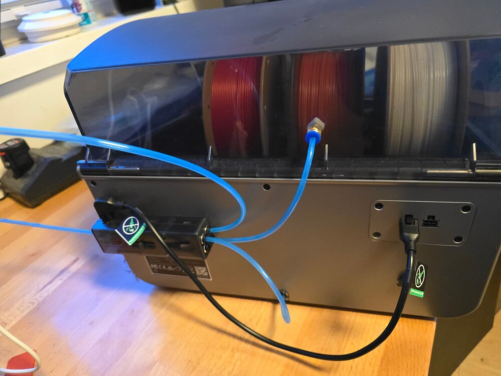 K2+CFS modifications: The extruder and CFS tubes & connections ...