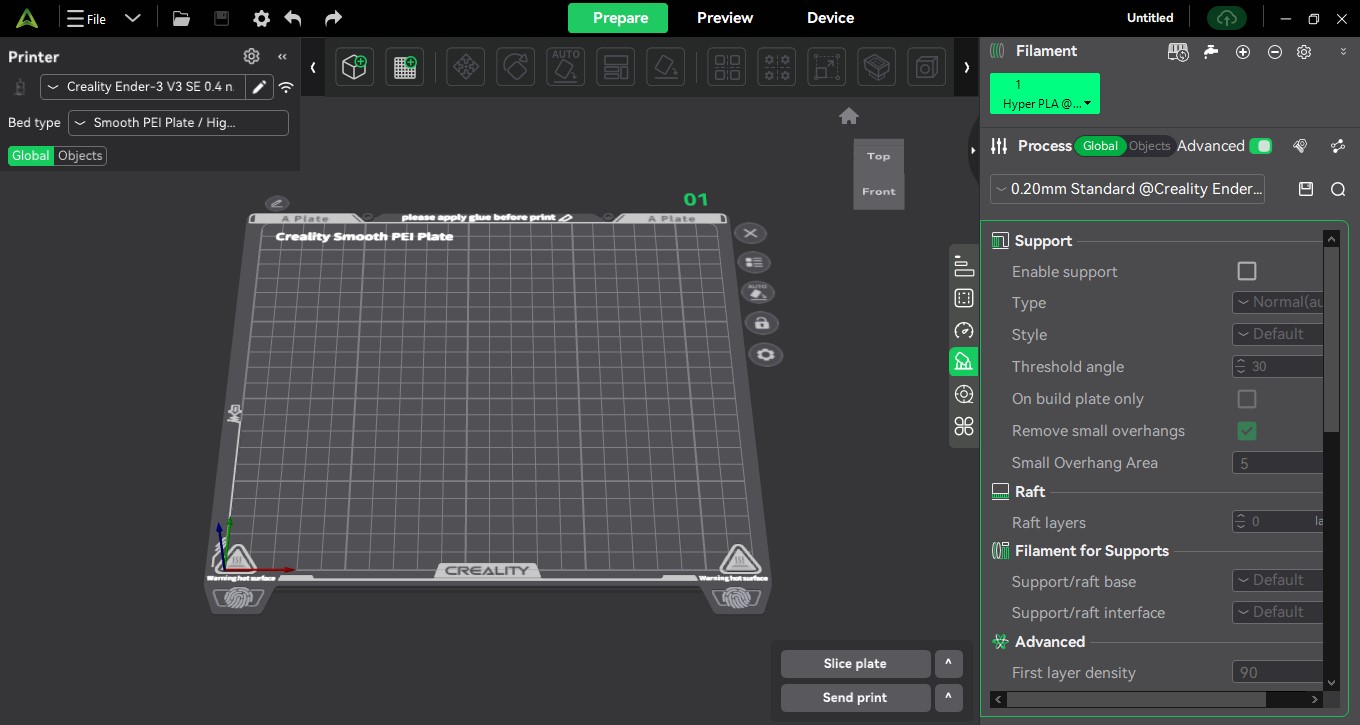 Creality Print 6 missing support settings - Creality Ender-3 V3 ...